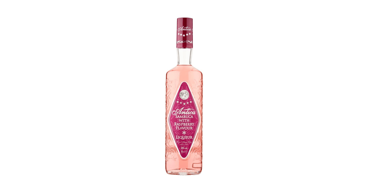 Antica Sambuca Raspberry Flavour Liqueur 38 Vol 0 7l Winebuyers